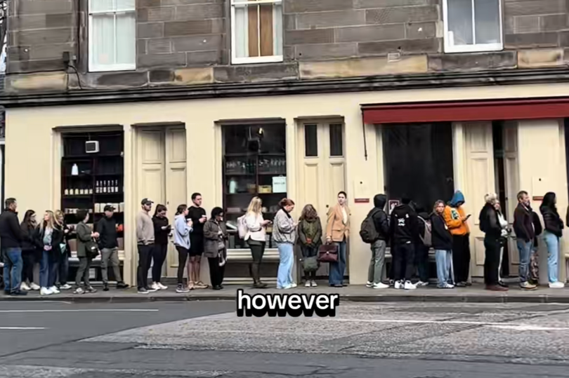 Edinburgh locals wait in huge queue for viral bakery after it featured ...
