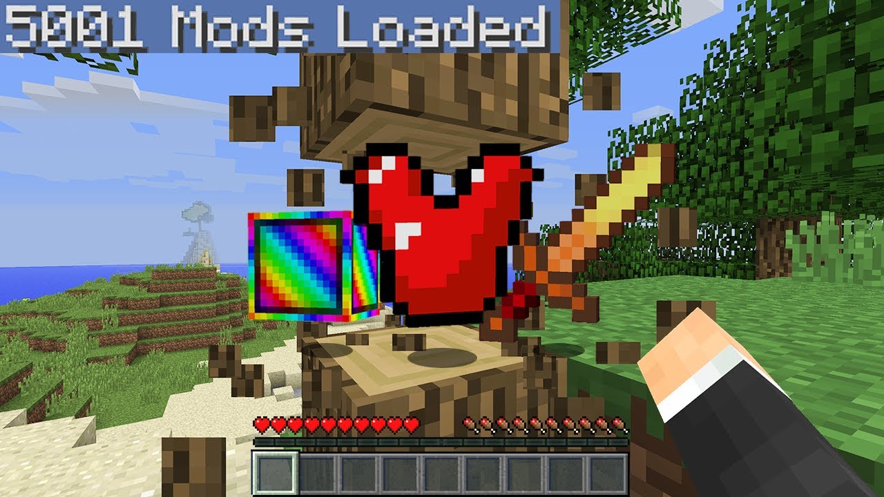 Minecraft Randomizer but with 5,000 mods...