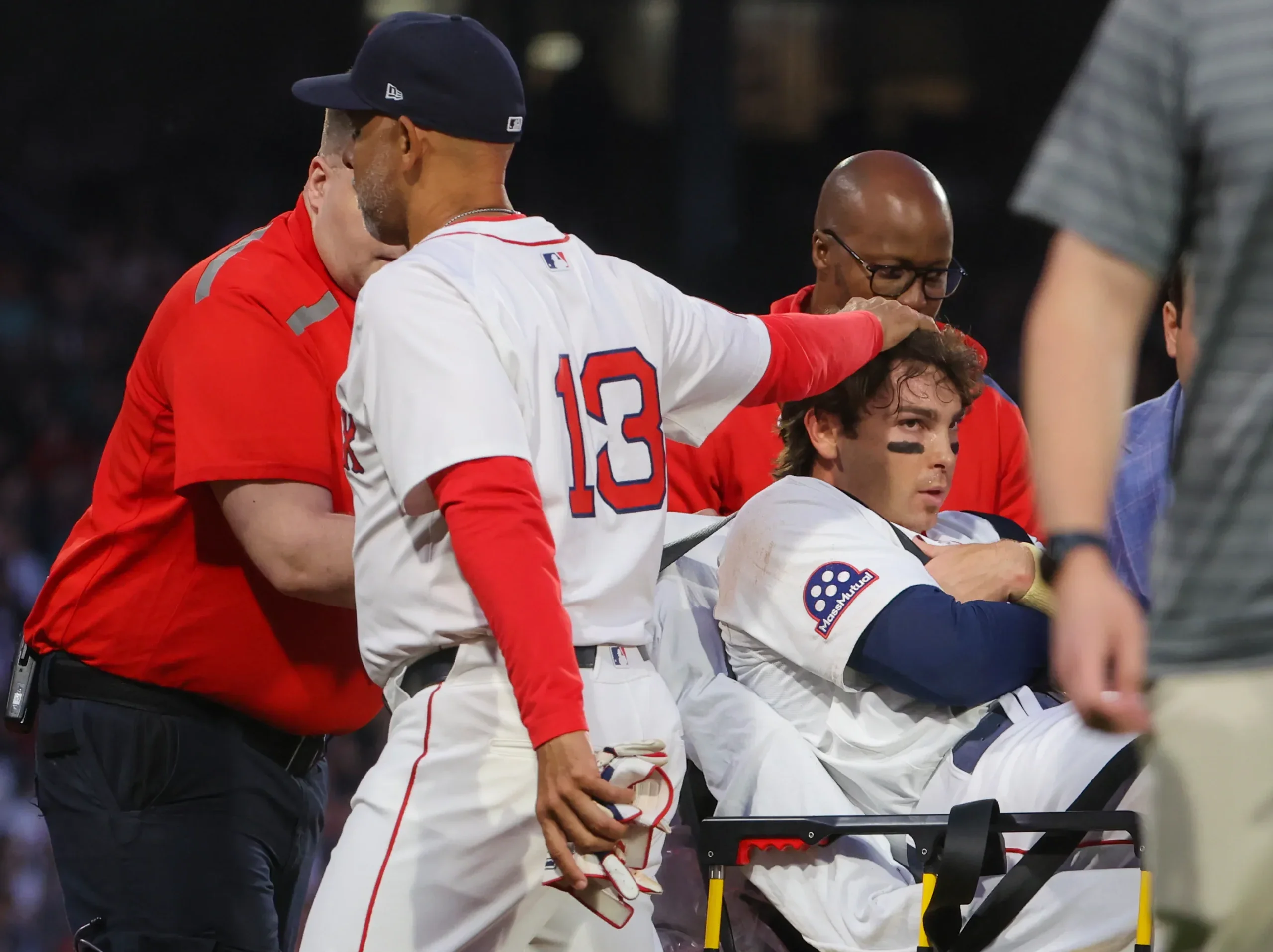 Red Sox’ Triston Casas diagnosed with patellar tendon rupture, likely ...