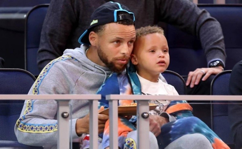 NBA: Steph Currys Son Captures Warriors Fans Heartbreak After Game 6 Loss