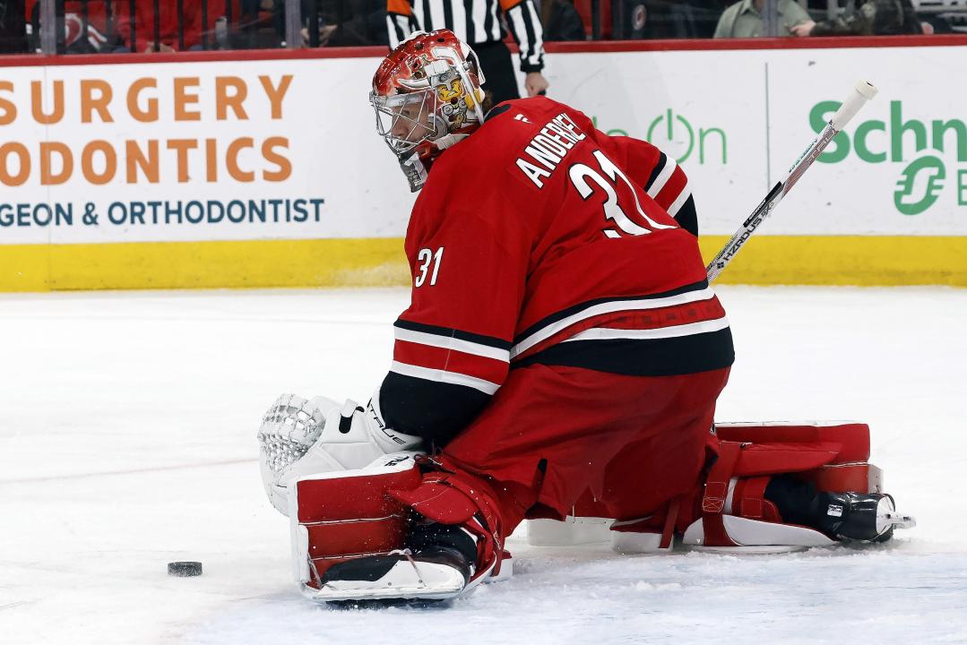 Canes sign Frederik Andersen to 1-year extension