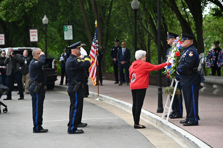 Independence Ofc. Cody Allen honored in ceremony for fallen Missouri law enforcement officers