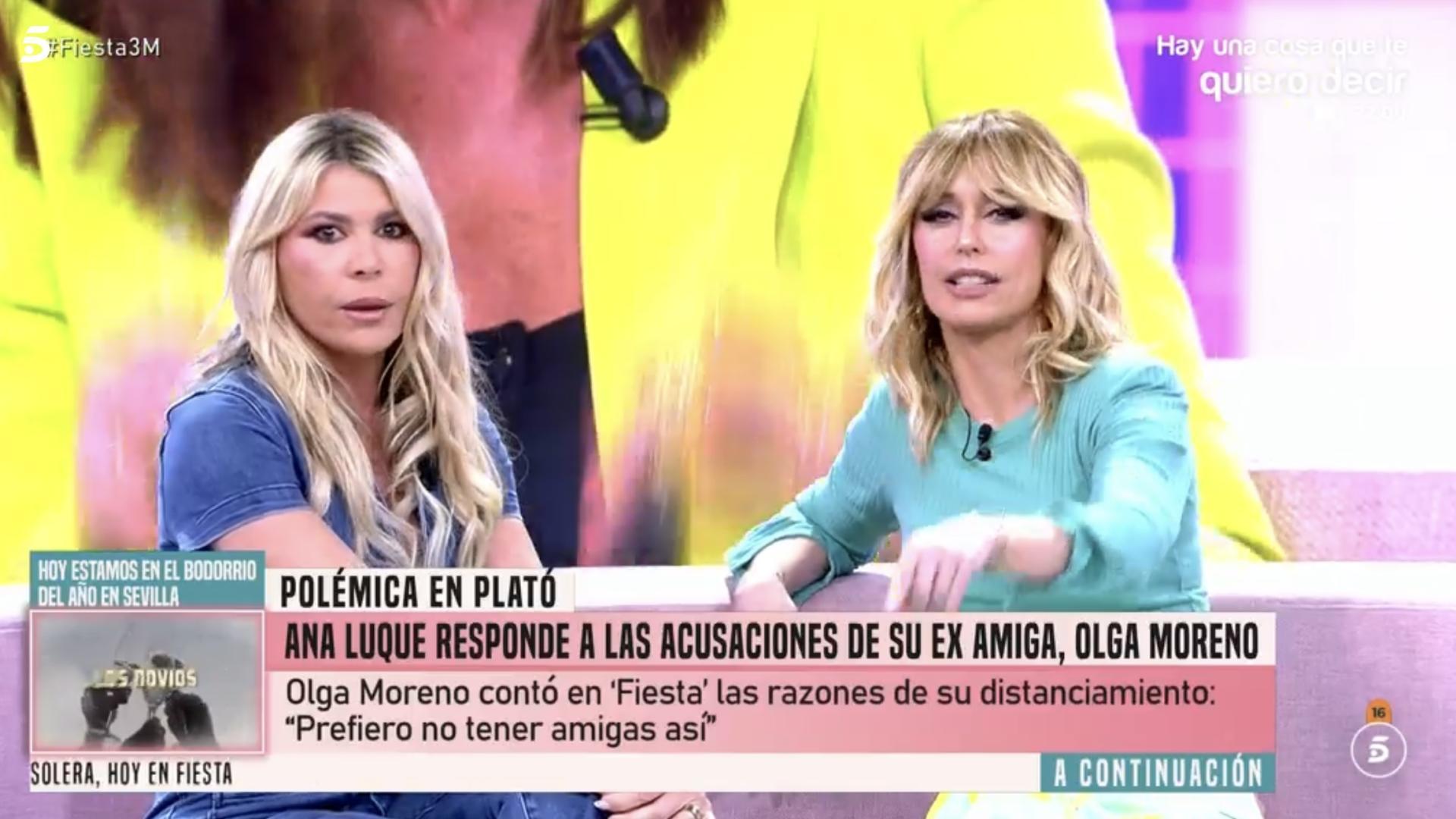 Ana Luque responde a las acusaciones de Olga Moreno: "Quise dejar su defensa porque su entorno ...