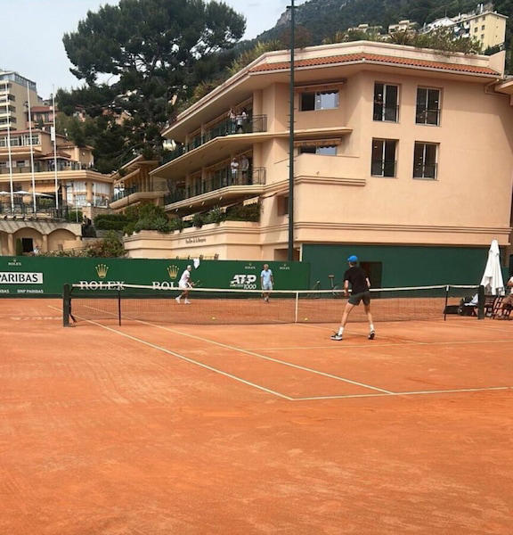 Sinner, allenamento con Rune a Montecarlo in vista degli Internazionali ...