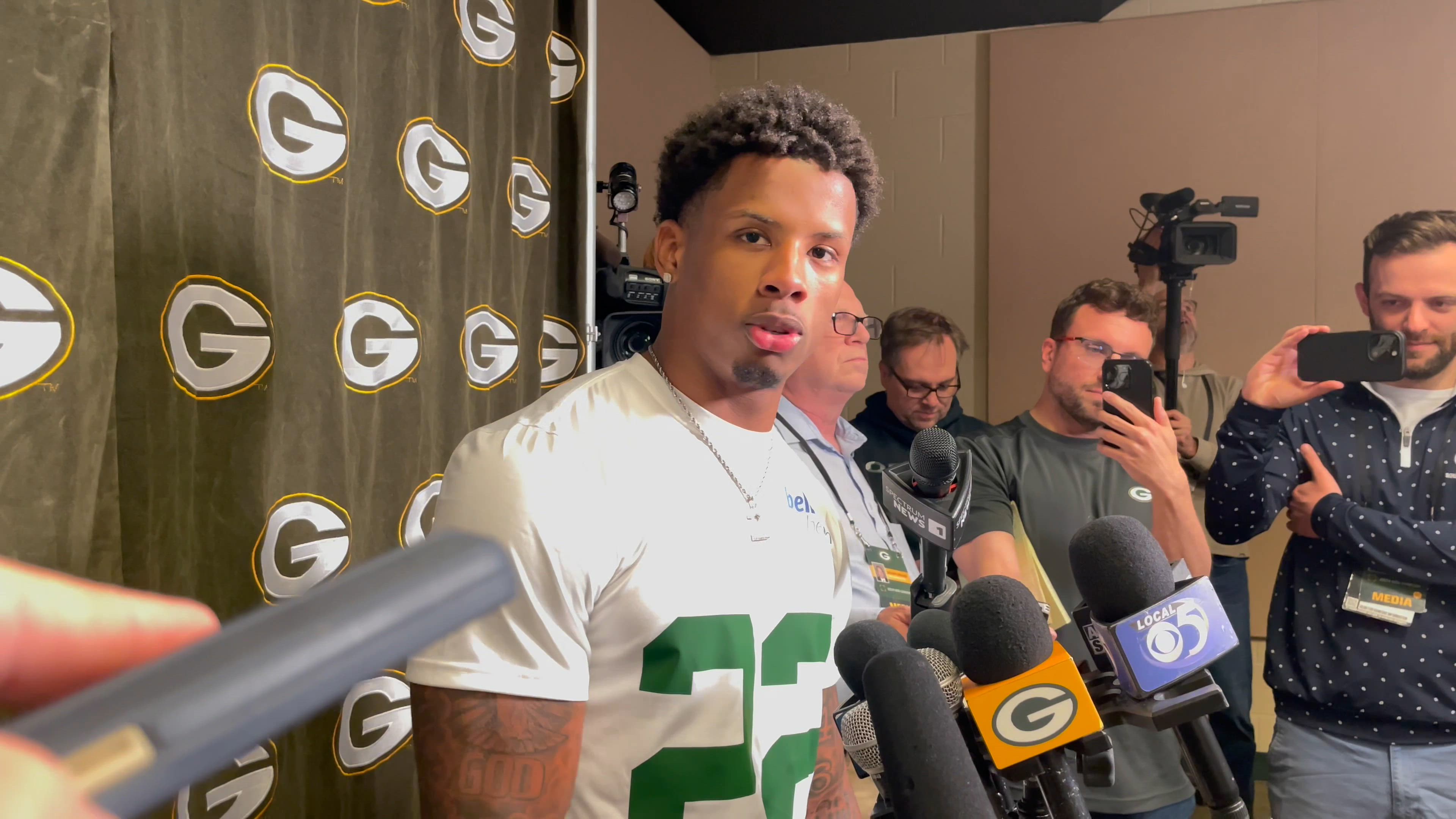 Packers WR Matthew Golden on Being No. 22