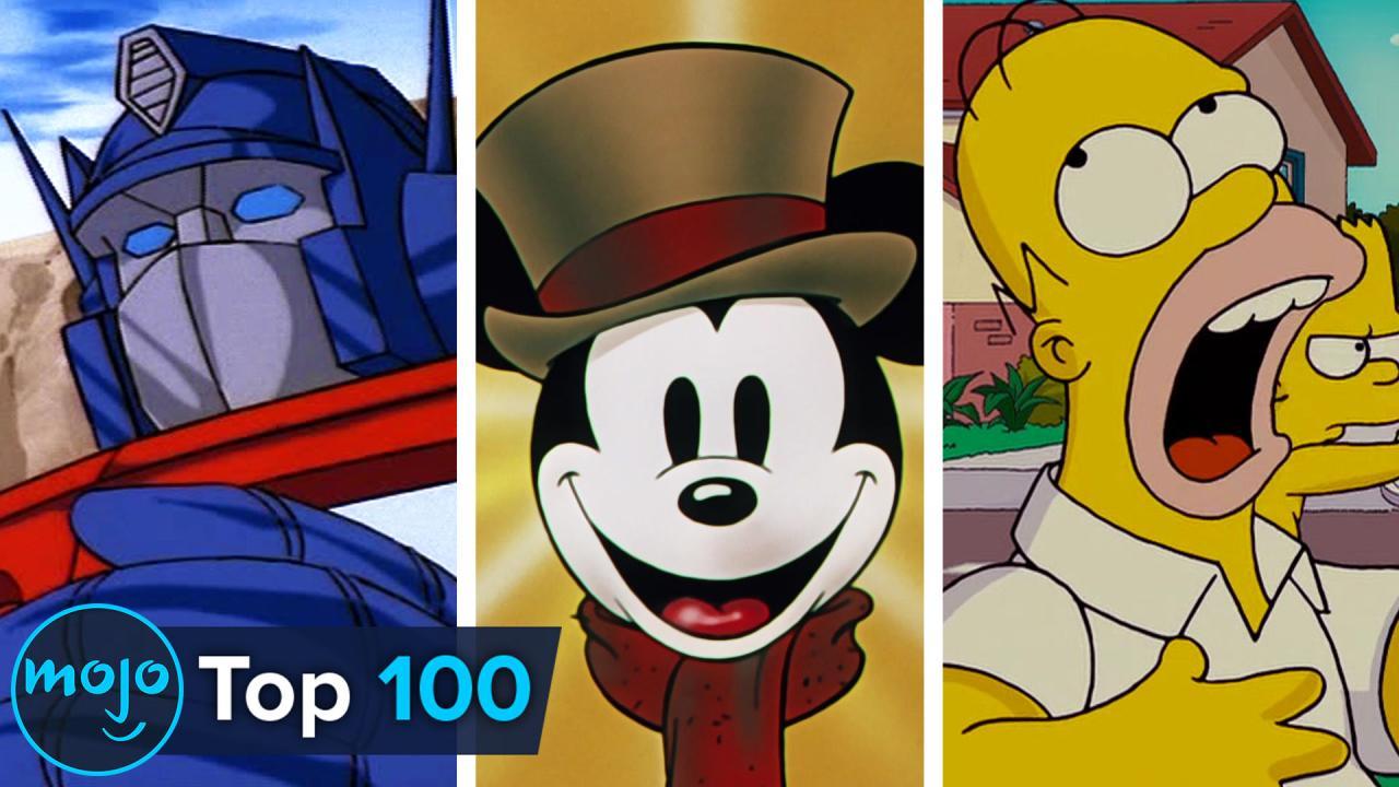 Top 100 Greatest Cartoon Characters Of All Time