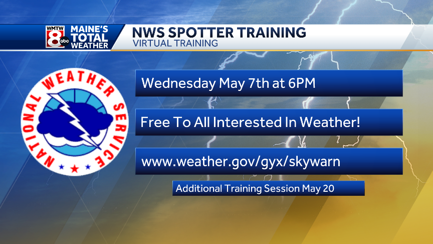 Want to be a weather spotter? NWS is hosting an upcoming training