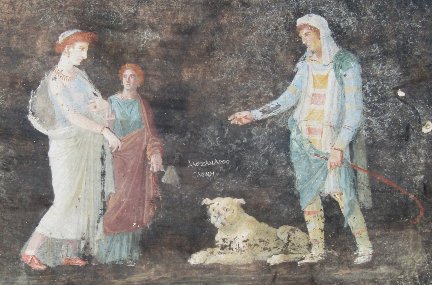 Stunning paintings uncovered after 2,000 years in lost city of Pompeii