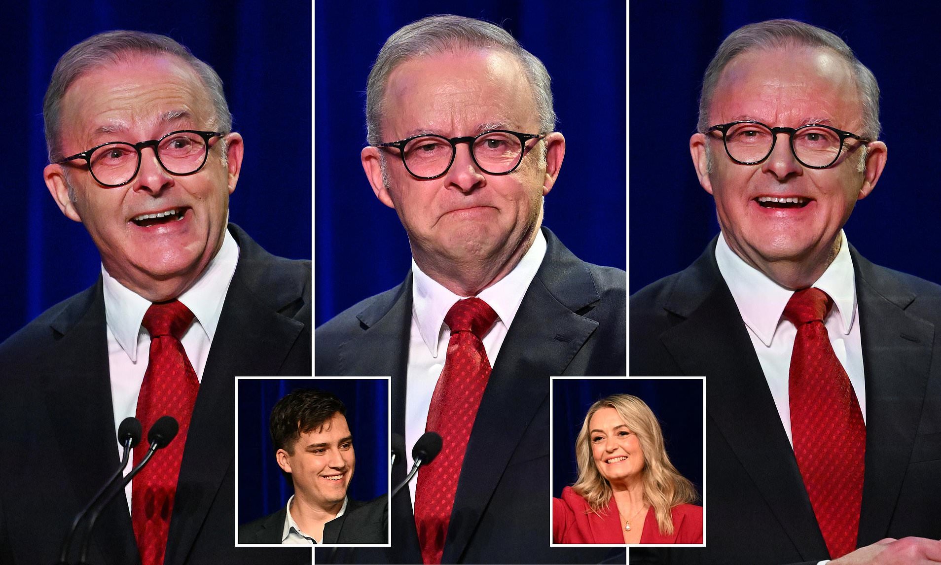 Albo was defiant, jubilant and gracious. But there was a cutting barb ...