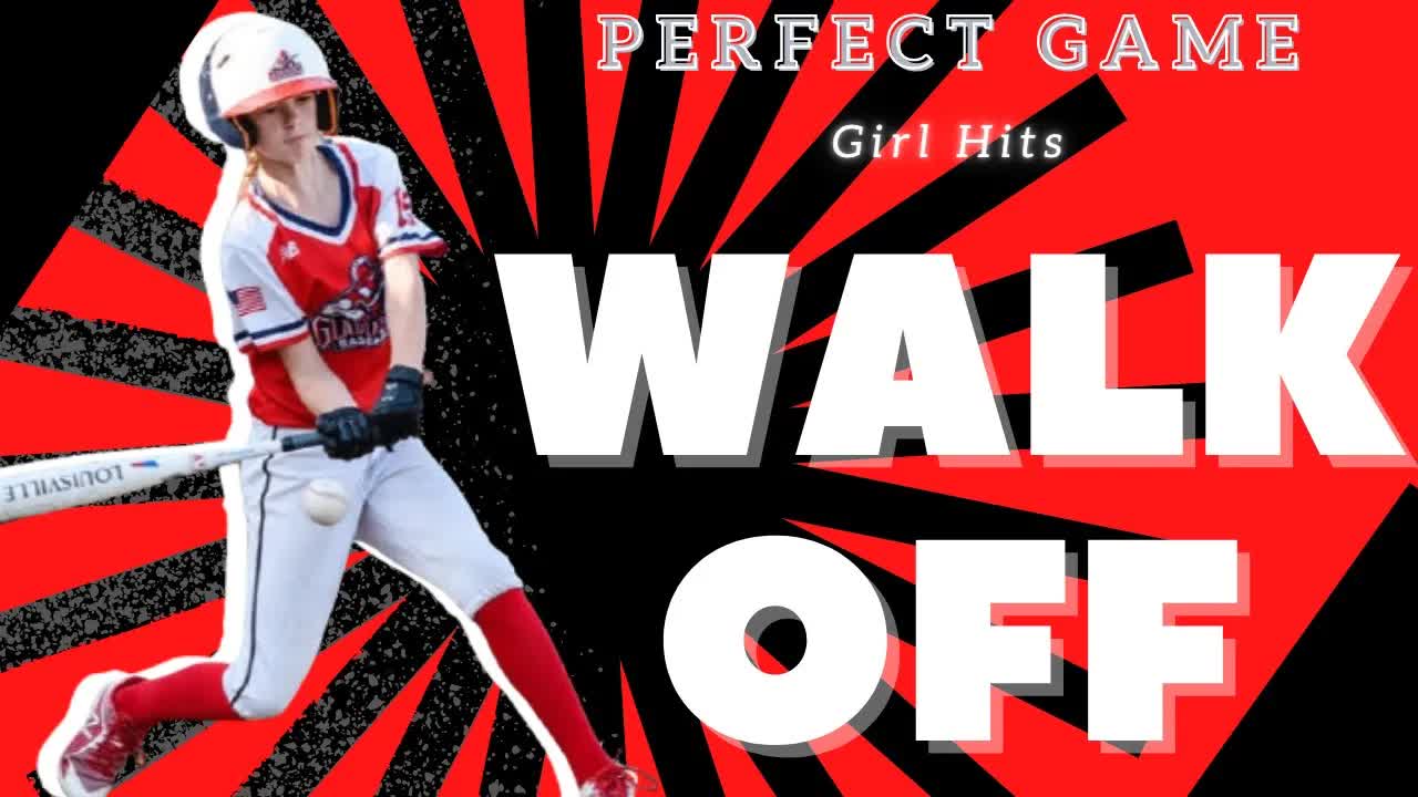 Youth Softball Home Run: Malia's Game Winning Hit!