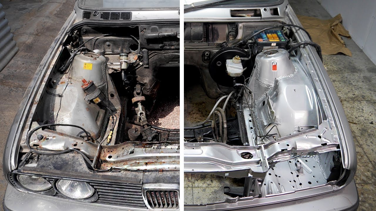 I faced rust in my BMW E30 engine bay 😱