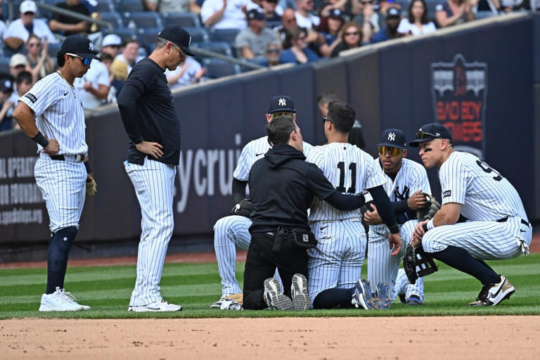 Yankees squander late lead in loss to Rays as they hope to avoid worst after Anthony Volpe’s ...