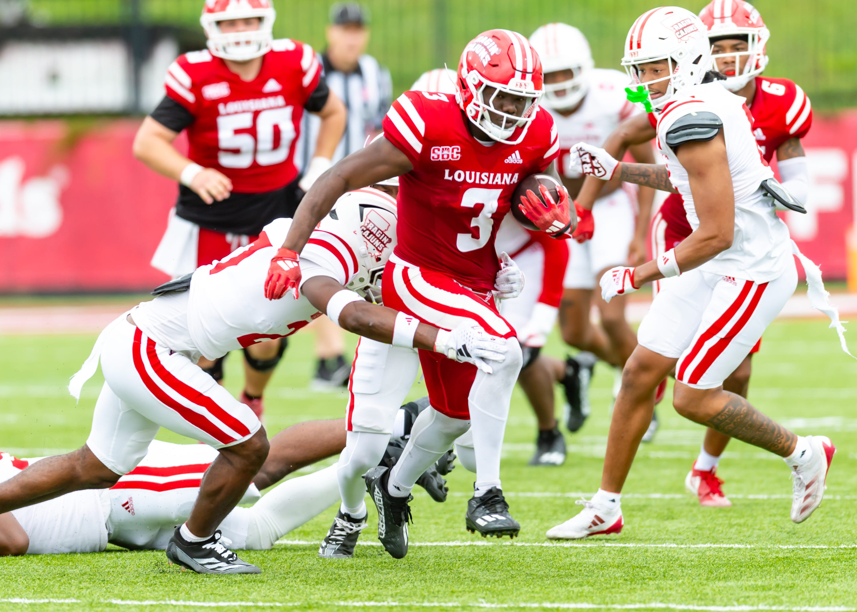 UL football 2025 Vermilion & White Game: Live updates from Cajuns ...