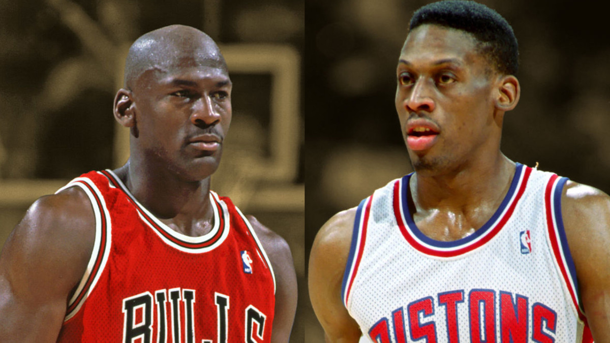 "I didn't get irritated by any of the Pistons" - MJ claims Rodman and ...