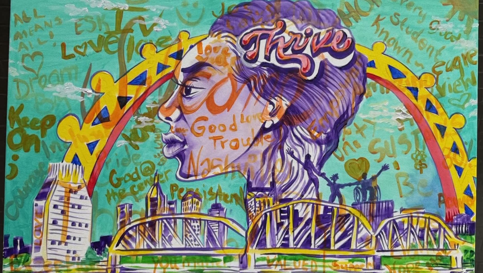 Diane Nash mural unveiled, to be housed at Nashville Board of Education