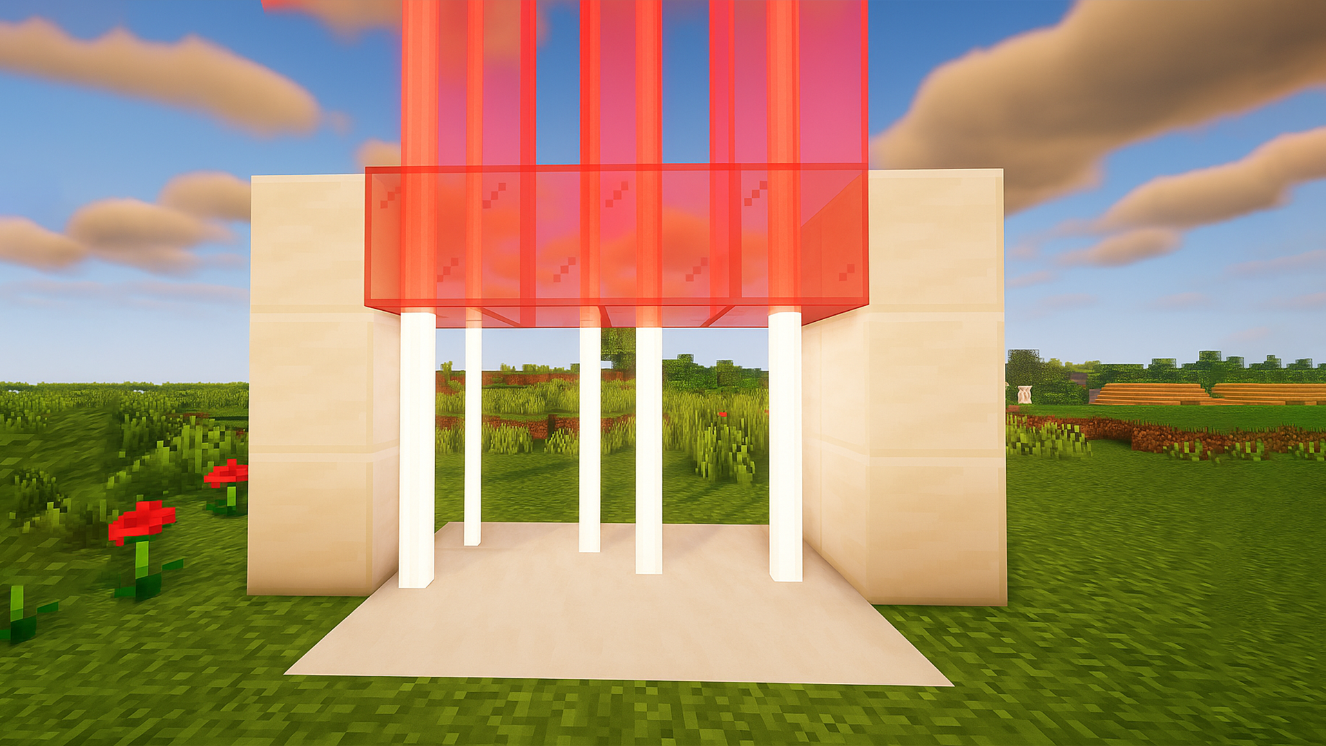 How to Build a Laser Door in Minecraft 🔴 | Redstone & Command Block Tutorial