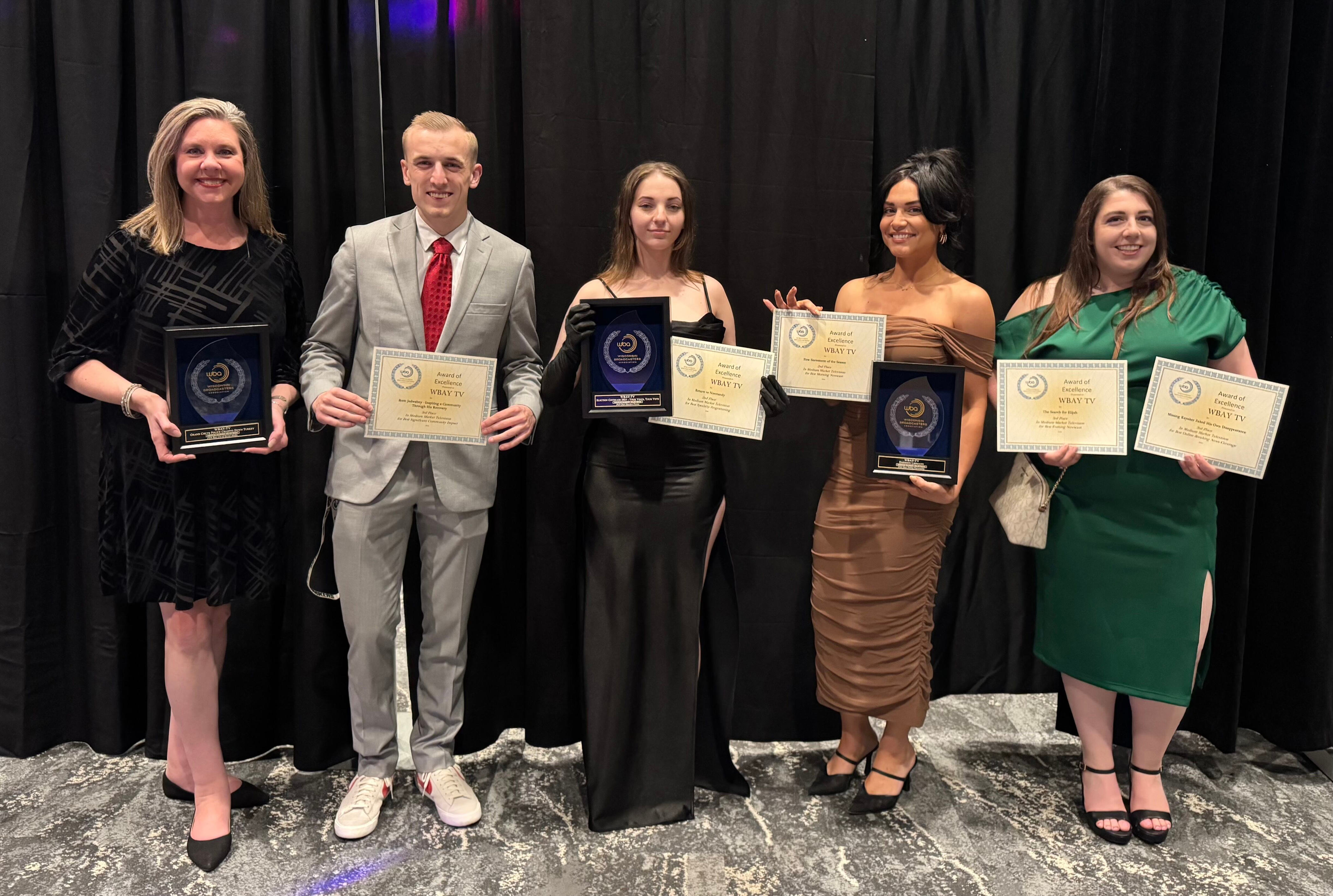 WBAY honored with 8 awards at the 2025 Wisconsin Broadcasters ...