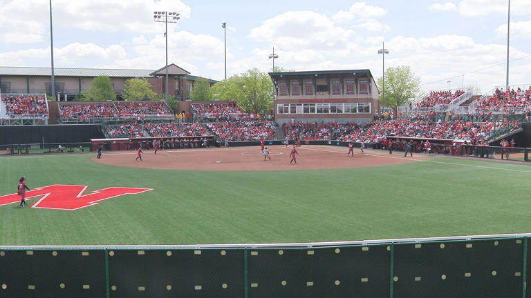 Nebraska softball beats Maryland in front of inaugural sellout crowd