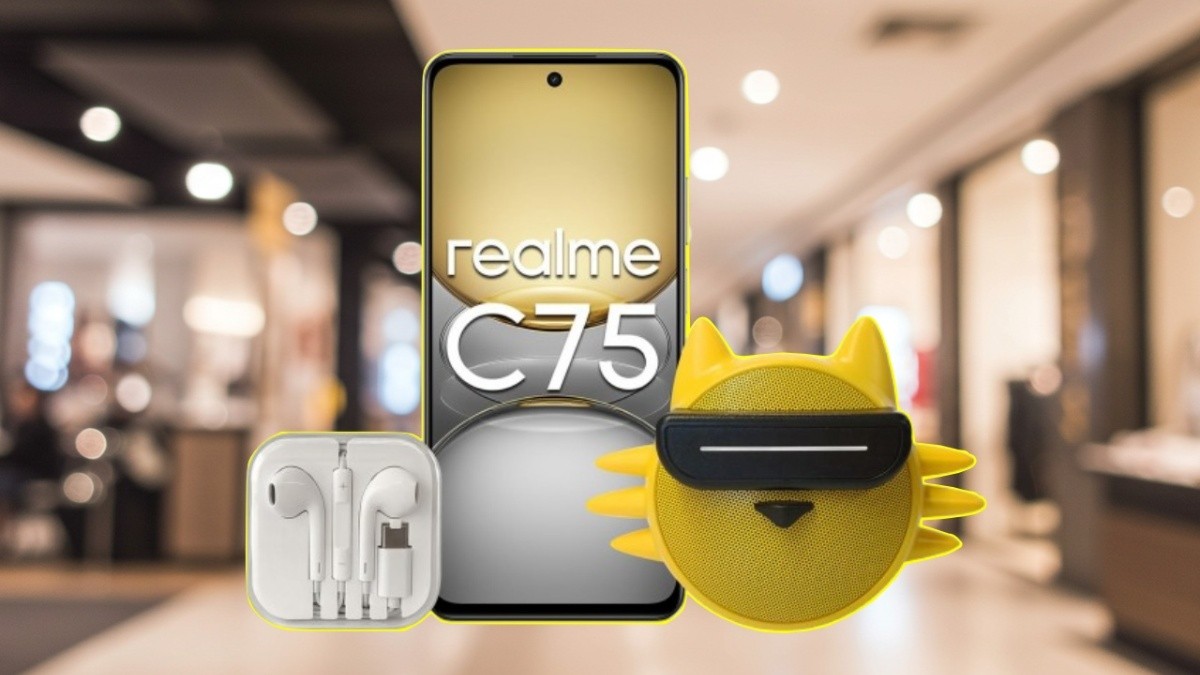 Realme C75 el celular con resistencia total, audífonos y bocina de regalo por menos de $6,000