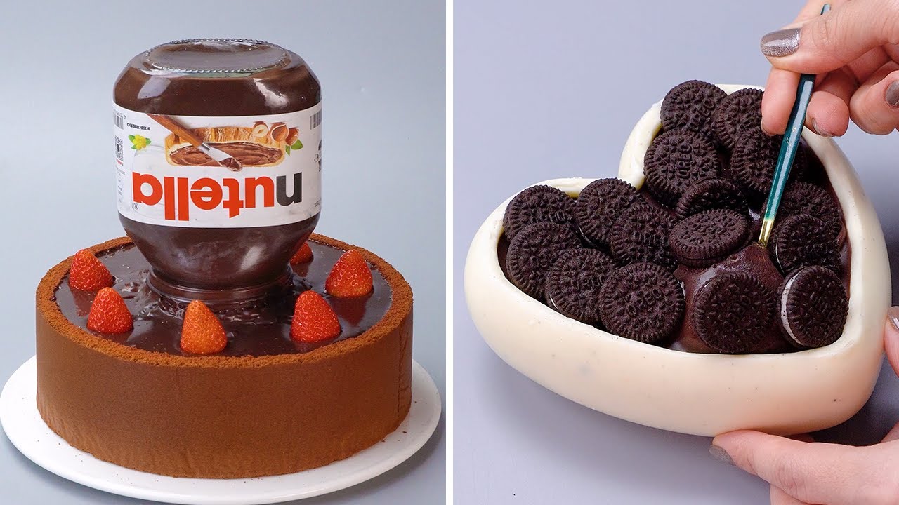 Tutorial Kue Coklat Nutella & Oreo 🍫🍪 | Lumer, Lezat & Bikin Nagih!