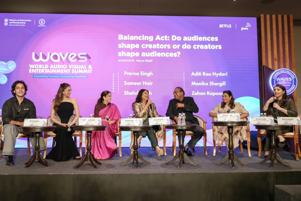 Netflix's Star-Studded Lineup Unpacks Creator-Audience Dynamic at India's WAVES Summit