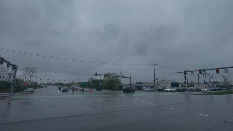 Cloudy, cool and wet weather continues through Sunday then warming up ...