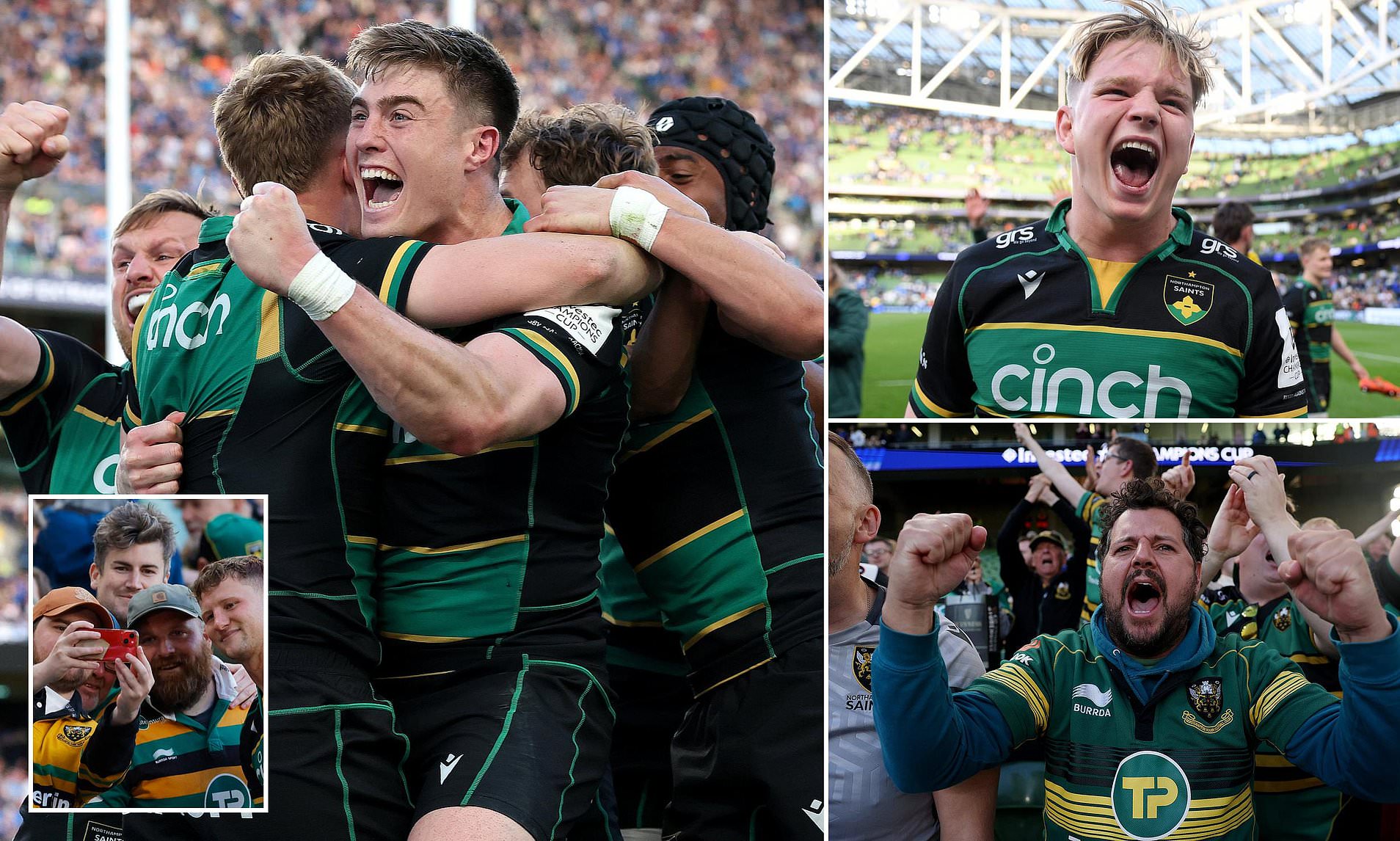Leinster 34-37 Northampton: Saints reach Champions Cup final with ...