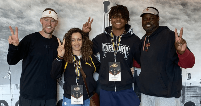 On3 4-star WR Luc Weaver commits to USC: ‘There is no place like home’