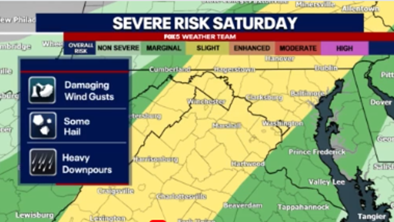 Severe thunderstorm warnings, watches issued for parts of Maryland ...