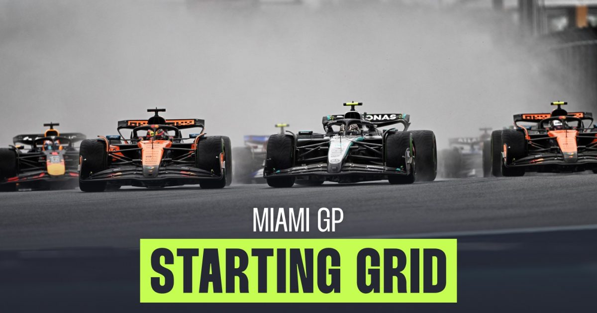 F1 starting grid: What is the grid order for the 2025 Miami Grand Prix?