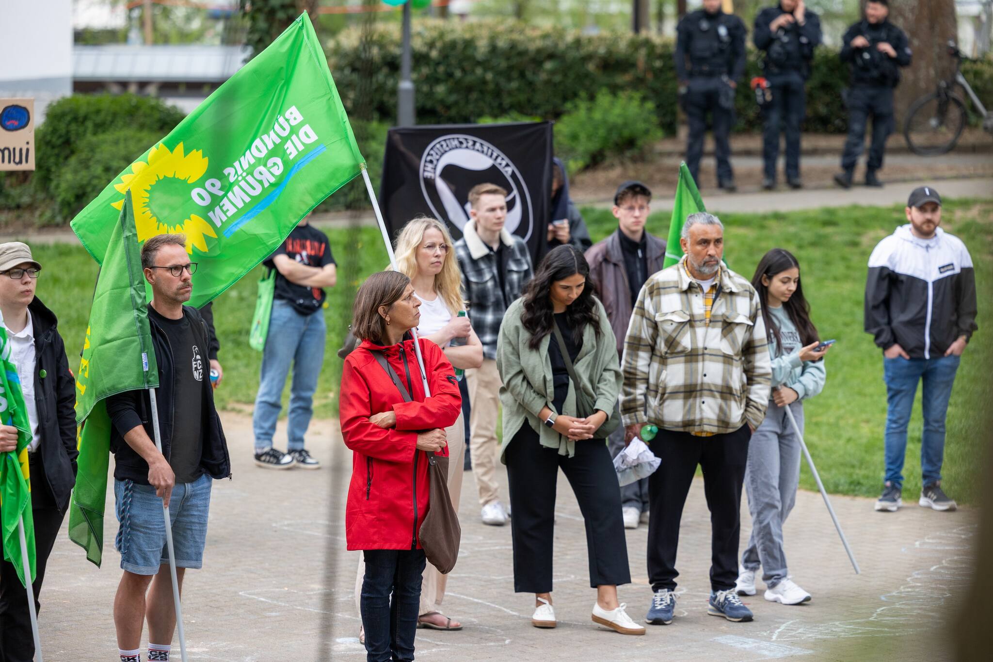 Kundgebungen III. Weg und Gegendemo in Hilchenbach, 3. Mai 2025