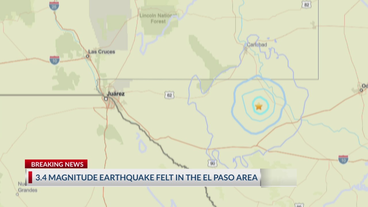 El Paso area feels earthquake from West Texas