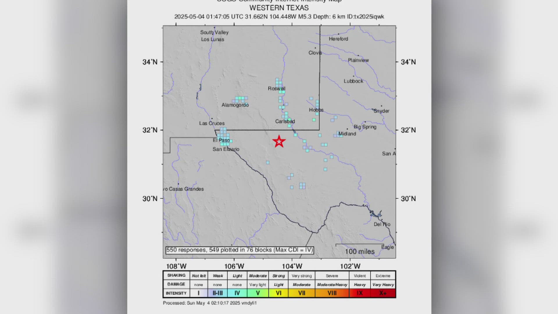 Earthquake in West Texas ripples across the state