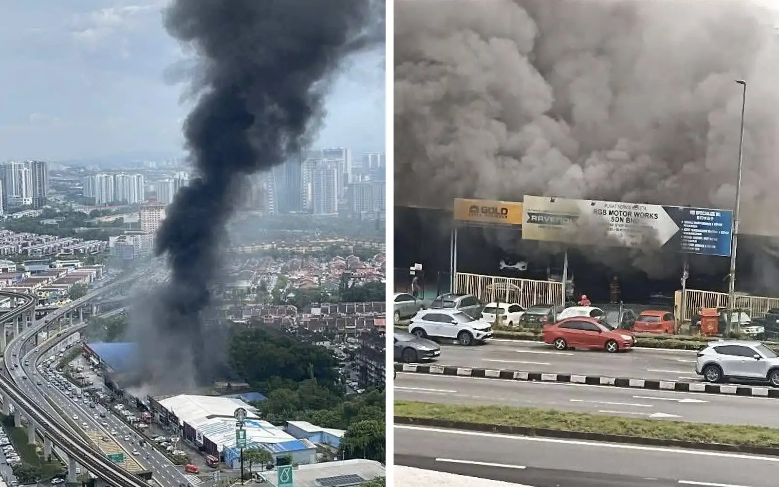 20 cars, 3 motorcycles destroyed in workshop fire