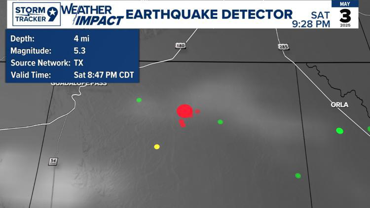 5.3 magnitude earthquake reported in West Texas