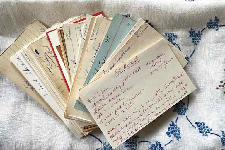 What I Discovered When I Decluttered My Late Mother's Recipe Box