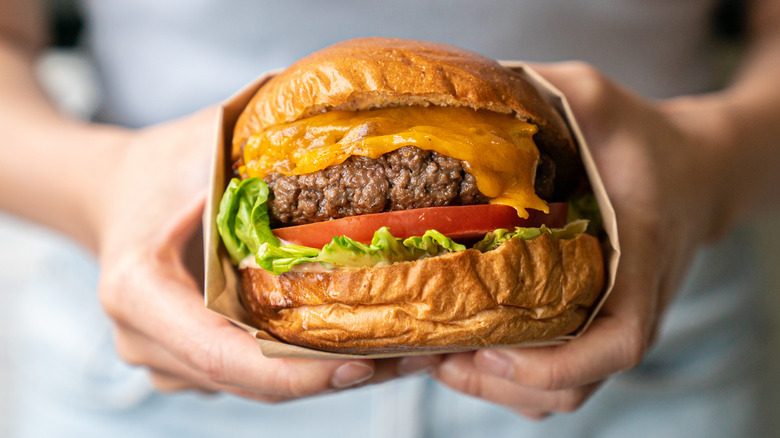 The Worst Cheddar Cheese For Burgers Is From A Brand You Would Think Is ...