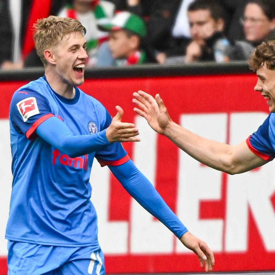 3:1 in Augsburg – Kiel holt nächsten Sieg im Abstiegskampf