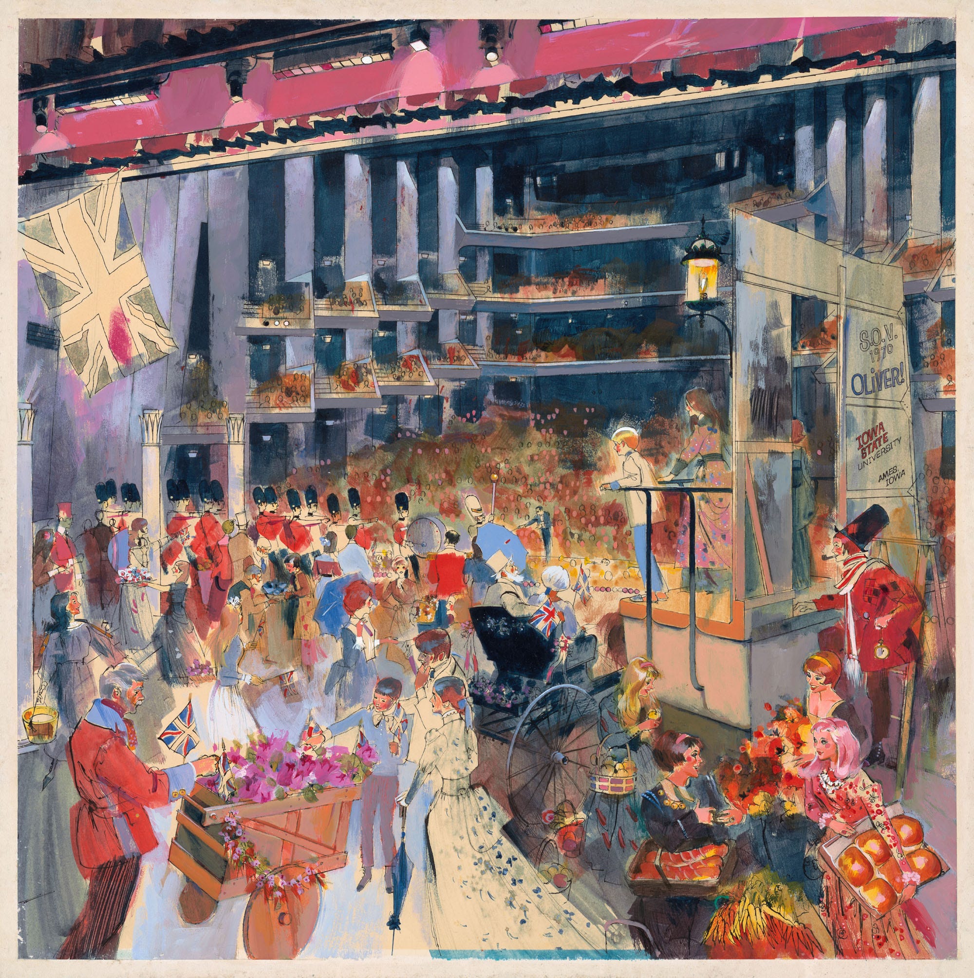 An Iowa State gem rediscovered: 'Stars Over VEISHEA' painting returns ...