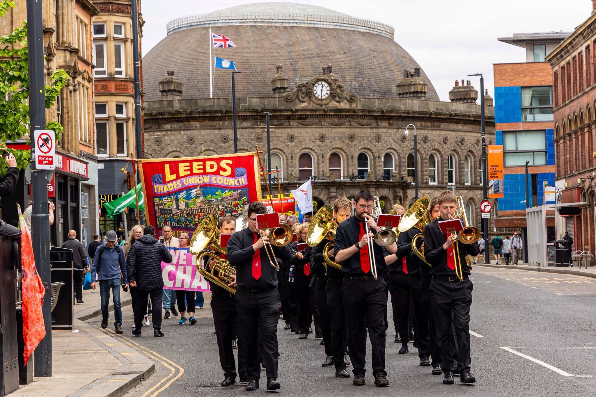 Nine photos from 135th trade unions march through Leeds as members ...