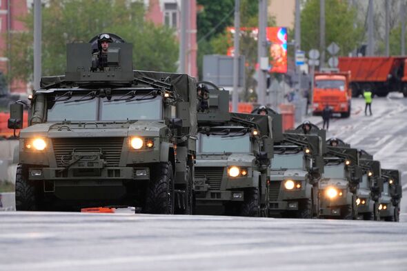 Putin's meat grinder war machines arrive in Moscow for massive show of ...