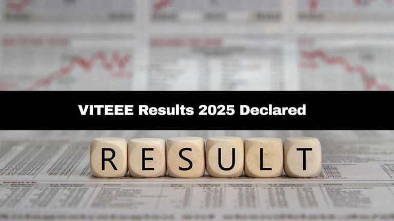 VITEEE Results 2025 Announced At viteee.vit.ac.in; Here's How To Download