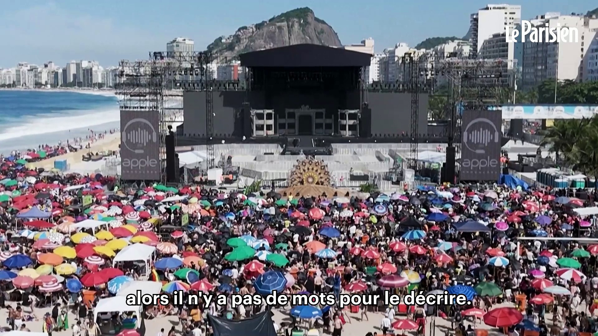 Concert de Lady Gaga : les images de l'impressionnante foule rassemblée ...