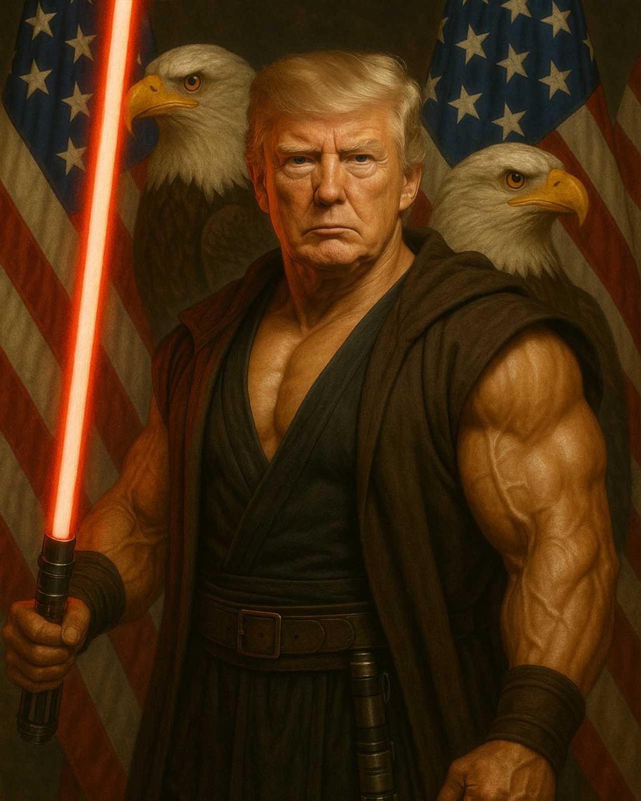 Trump Goes Full Sith With Red Lightsaber In White House’s May The 4th ...