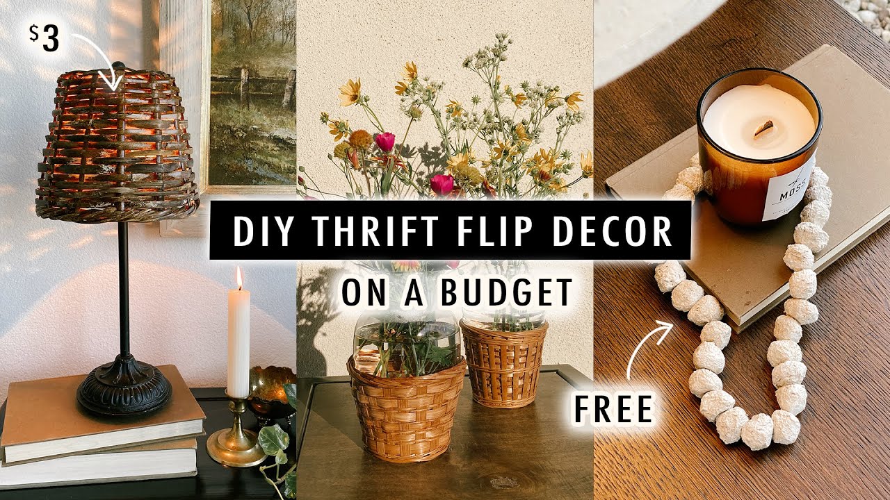 DIY Thrift Flip Decor on a Budget for 2021 Trends