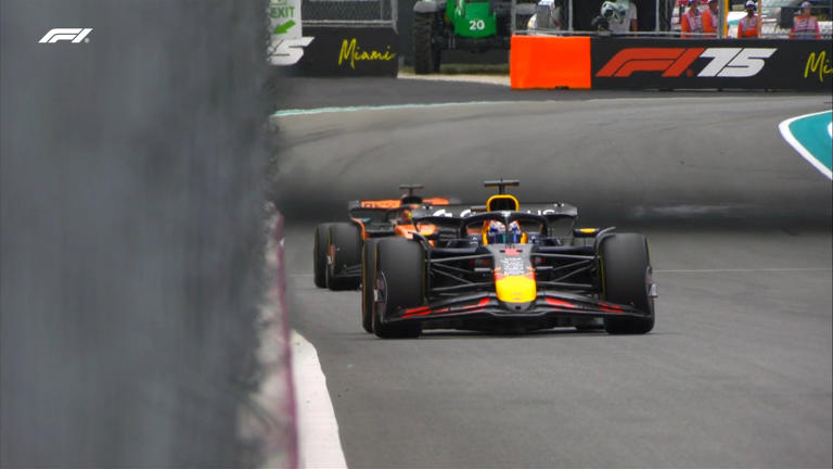 Max Verstappen y su pelea en contra de los McLaren en el GP de Miami
