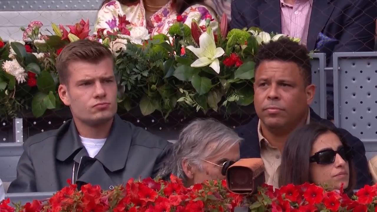 Brazil legend Ronaldo present for men's Madrid Open final