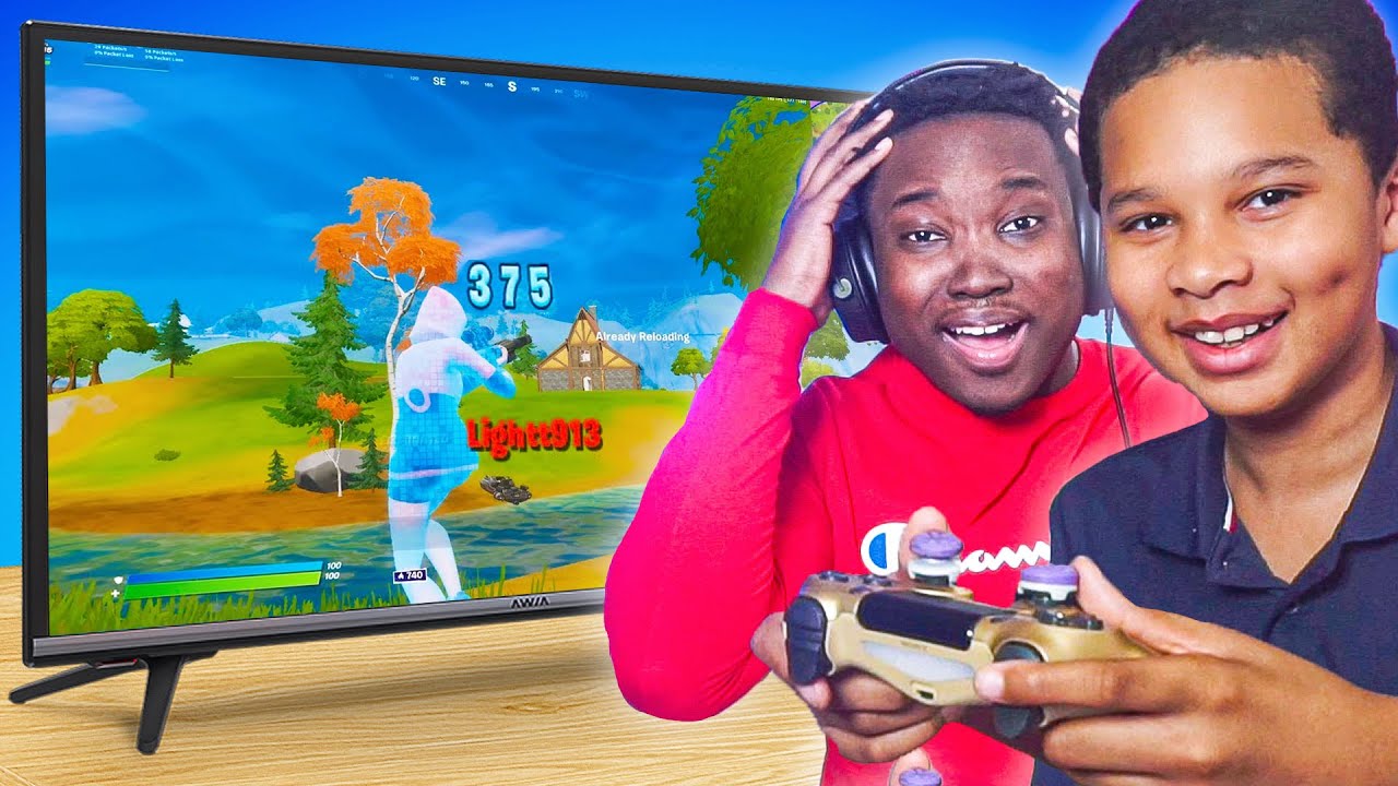 My Little Brother Became My Fortnite Duo For One Day...