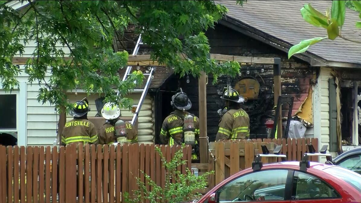 Multiple Huntsville Fire and Rescue units responded to a house fire