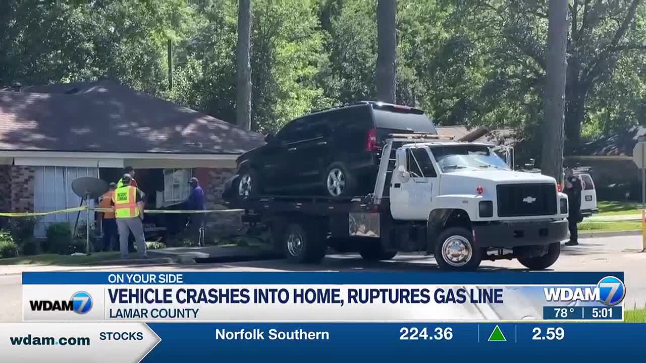 Gas leak fixed, West 4th Street reopened after vehicle hits house